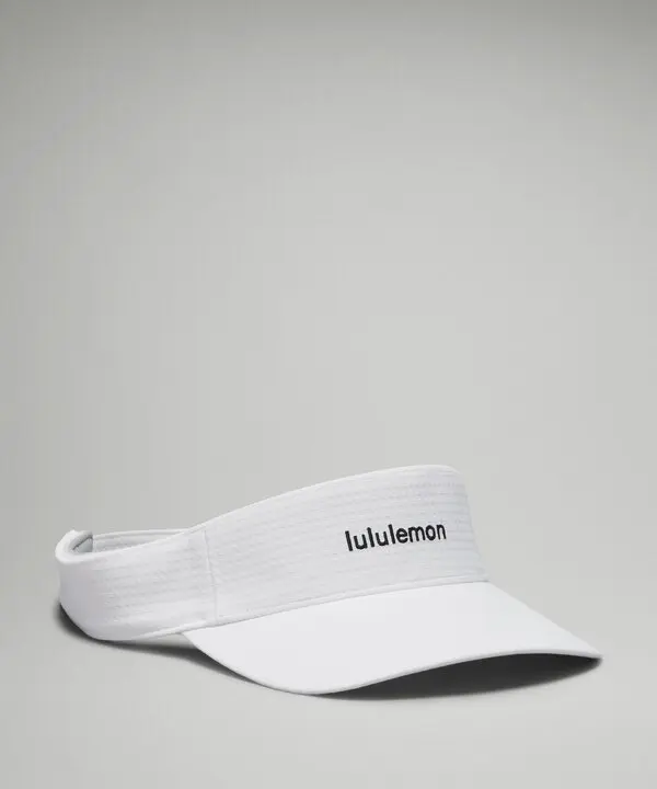 Lululemon Removable Sweatband All-sport Visor - White/black