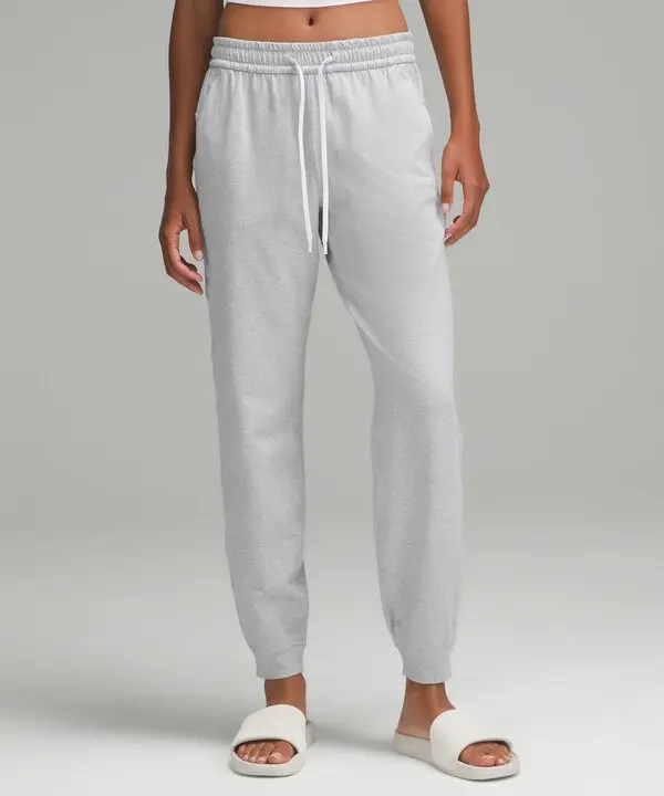 Lululemon Soft Jersey Classic-Fit Mid-Rise Joggers Heathered