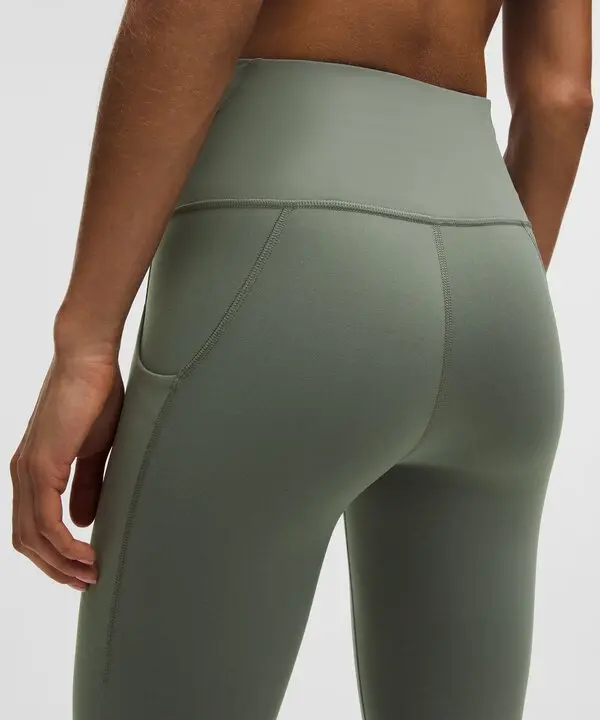 Lululemon Wunder Train High-rise Tight With Pockets 25 - Willow Leaf