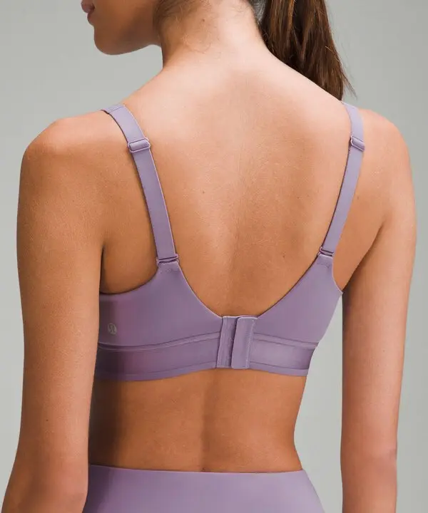 Lululemon Super-soft Adjustable Recovery Bra Light Support - Purple Ash