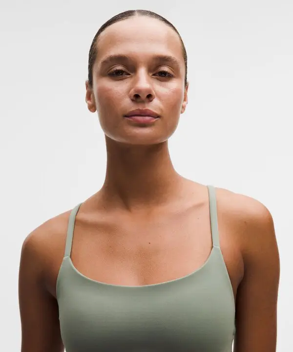 Lululemon Wunder Train Strappy Racer Bra - Willow Leaf
