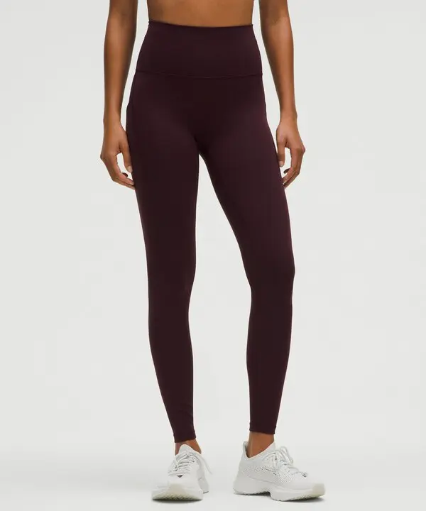 Lululemon Wunder Train High-rise Tight With Pockets 28 - Goodnight Plum