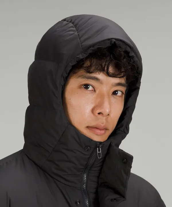 Lululemon Wunder Puff 600-Down-Fill Long Jacket - Black | Editorialist