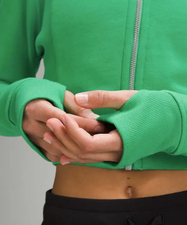 Lululemon Scuba Full-zip Cropped Hoodie