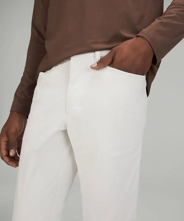 Lululemon Abc Slim-fit Pants - Bone