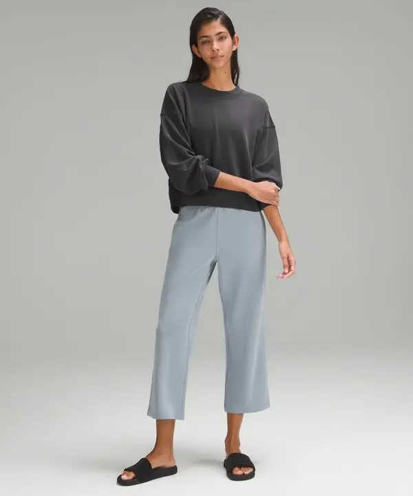 Lululemon Ribbed Softstreme Perfectly Oversized Cropped Crew