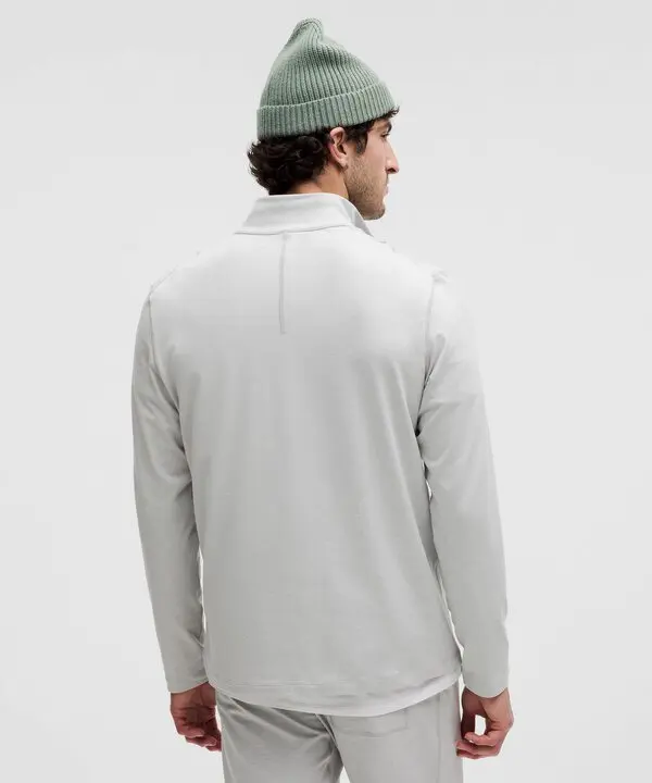 Lululemon Soft Jersey Half Zip - Heathered Vapor/heathered Silver Drop