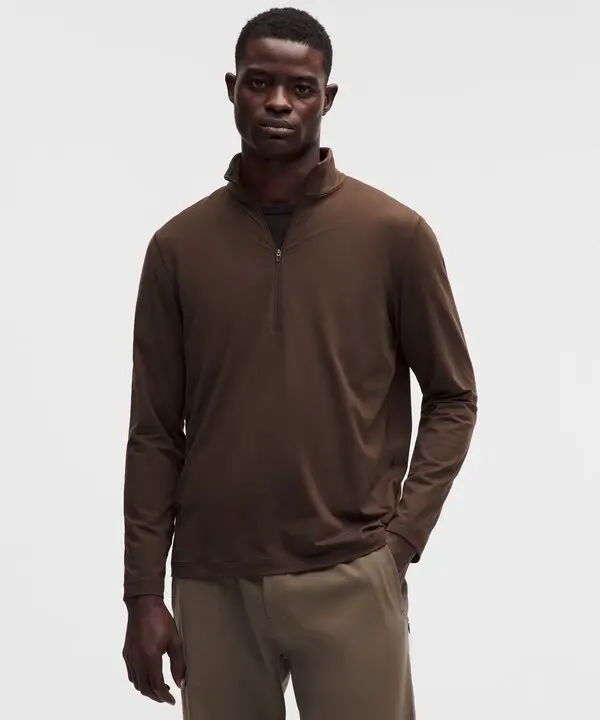 Lululemon Soft Jersey Half Zip - Walnut Crunch
