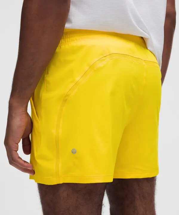 Lululemon Pace Breaker 5" Linerless Short - Maize Yellow