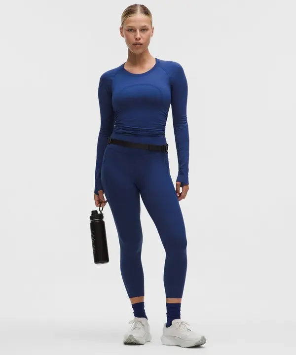 Lululemon Fast And Free High-rise Crop 23 - Clubhouse Blue