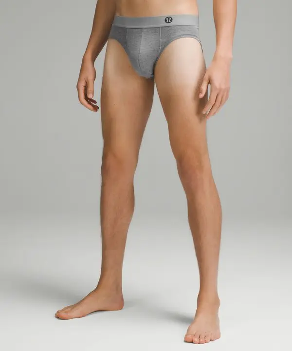 Lululemon Always In Motion Brief With Fly - Heathered Core Medium Grey