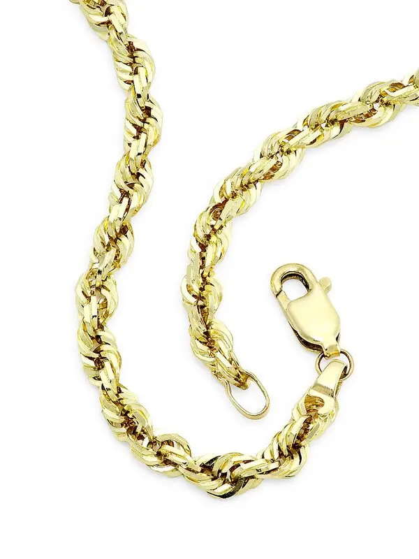 Saks Fifth Avenue Collection 14k Yellow Rope Chain Necklace