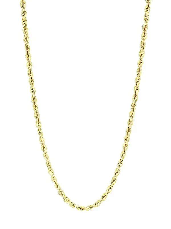 Saks Fifth Avenue Collection 14k Yellow Rope Chain Necklace