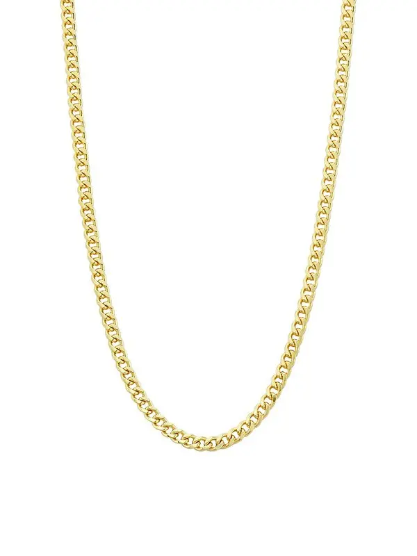 Saks Fifth Avenue Collection 14k Yellow Oval Curb Chain Necklace/20