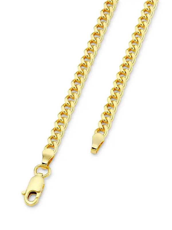 Saks Fifth Avenue Collection 14k Yellow Oval Curb Chain Necklace/20