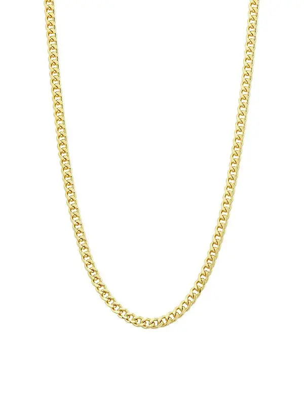 Saks Fifth Avenue Collection 14k Yellow Oval Curb Chain Necklace/20