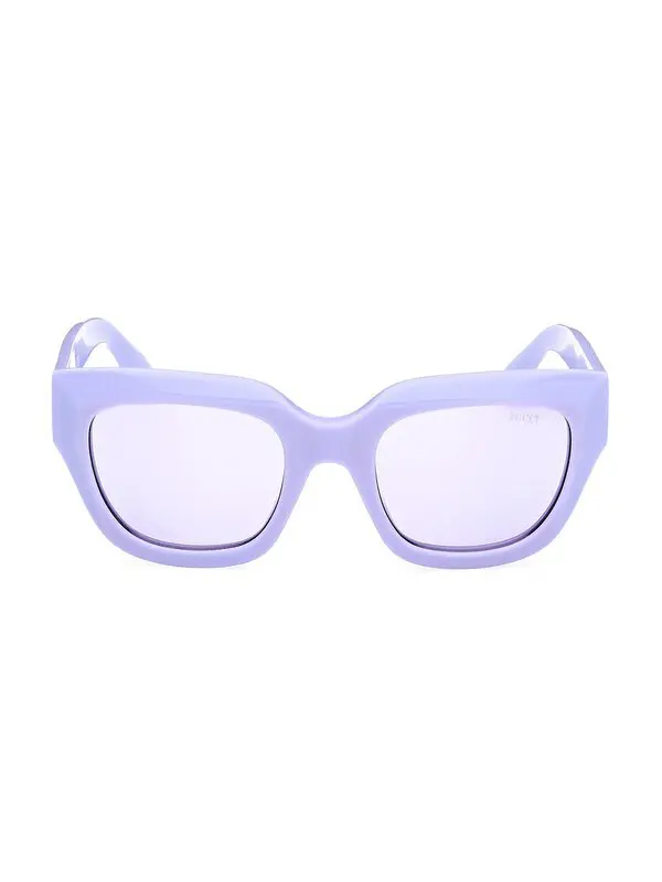 Emilio Pucci Butterfly 51mm Sunglasses - Lilac