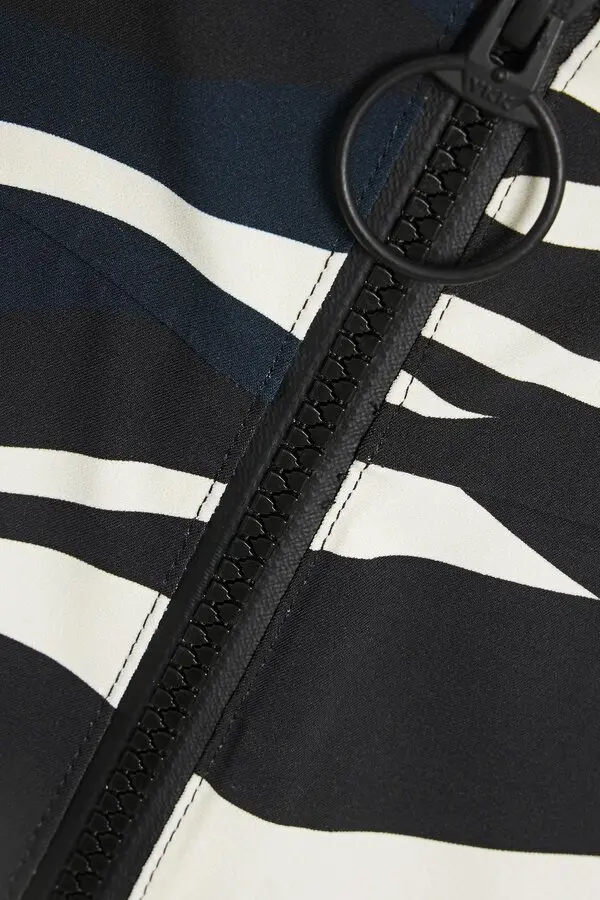 HOLDEN Zipdetailed Zebraprint Shell Ski Salopettes