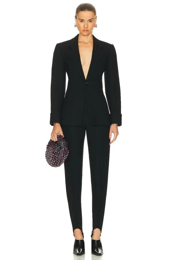 Bottega Veneta Structured Double Melange Jacket