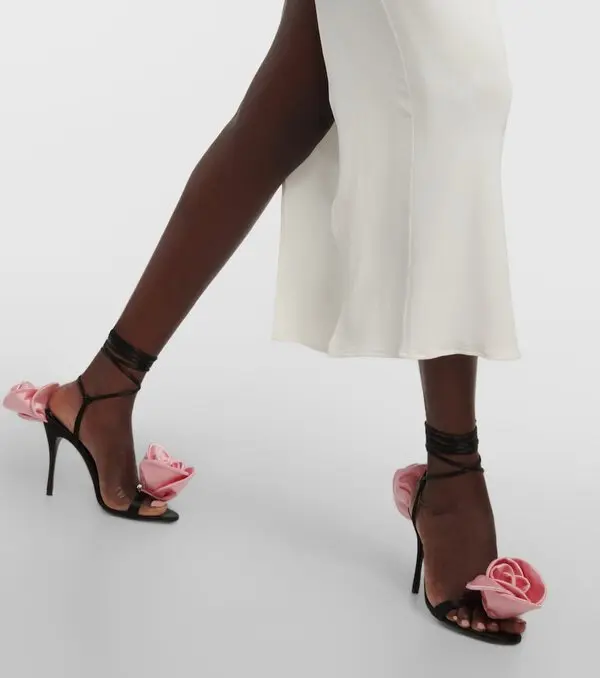 Magda Butrym Floral-appliqué Sandals