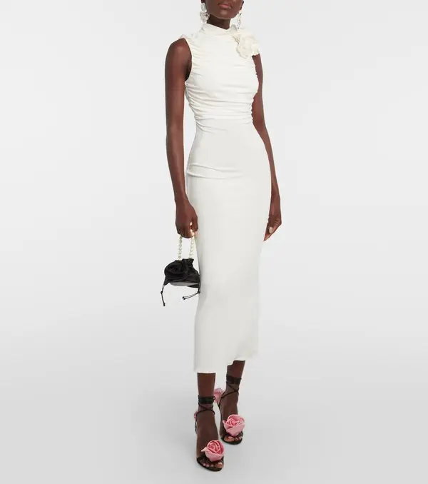 Magda Butrym Floral-appliqué Sandals