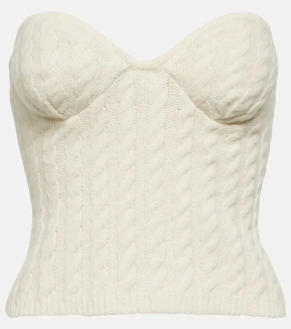 Magda Butrym Cable-knit Tube Top