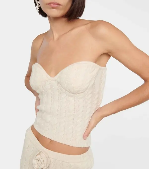 Magda Butrym Cable-knit Tube Top