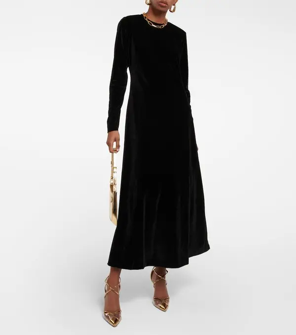 Polo Ralph Lauren Velvet Maxi Dress