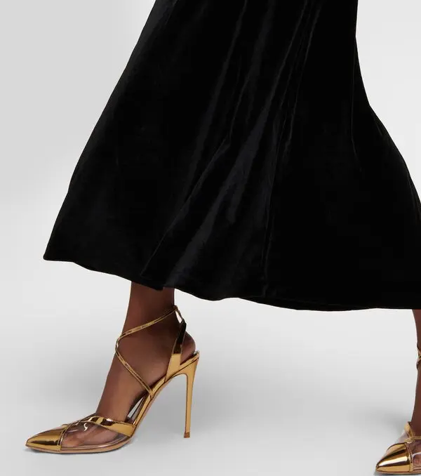 Polo Ralph Lauren Velvet Maxi Dress