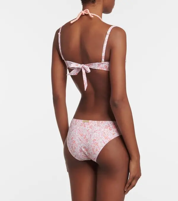 Heidi Klein Muskmelon Bay Printed Bikini Bottoms