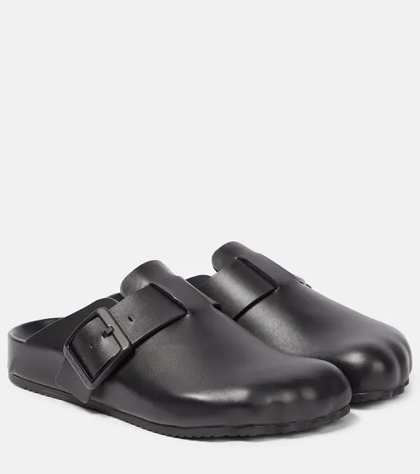 Balenciaga Sunday Leather Clogs