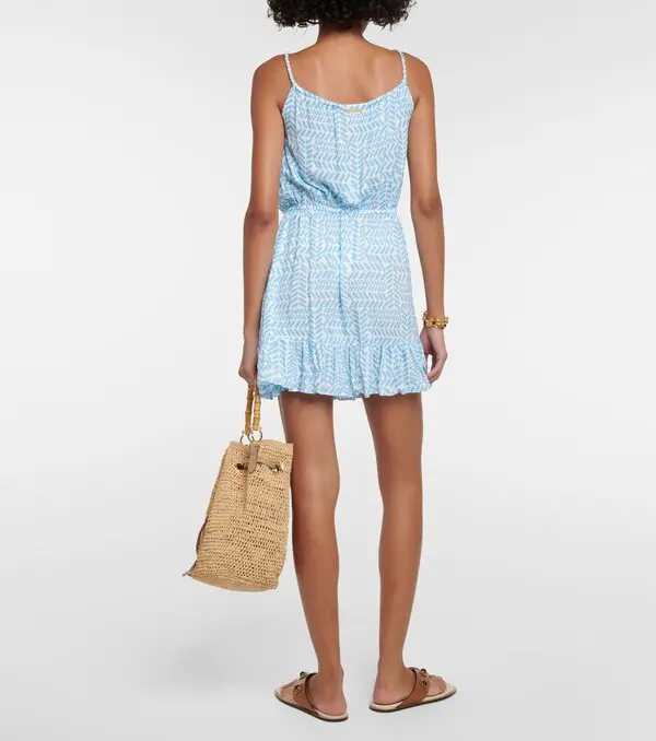 Heidi Klein Zanzibar Printed Minidress - Blue