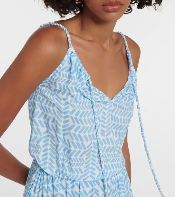 Heidi Klein Zanzibar Printed Minidress - Blue