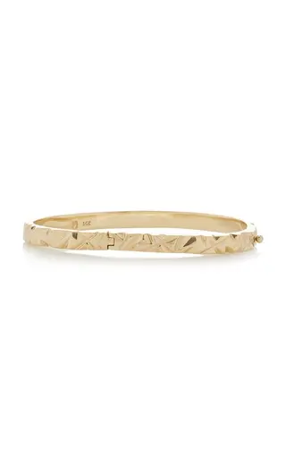 BERNARD JAMES 18k Yellow Bangle Bracelet