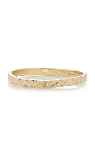BERNARD JAMES 18k Yellow Bangle Bracelet