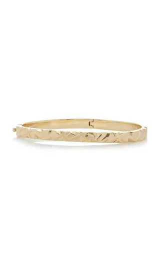 BERNARD JAMES 18k Yellow Bangle Bracelet