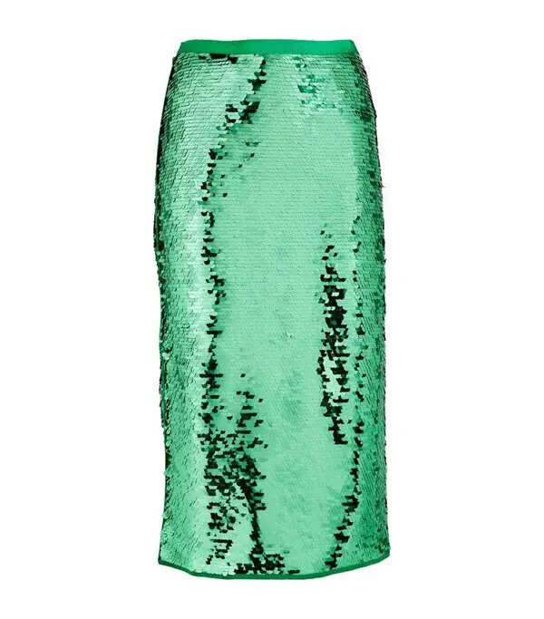 Max Mara Sequin-embellished Midi Skirt