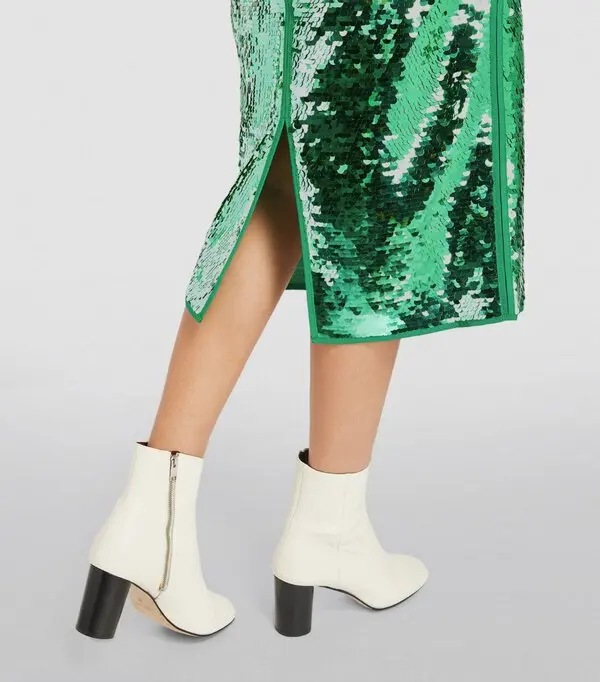 Max Mara Sequin-embellished Midi Skirt