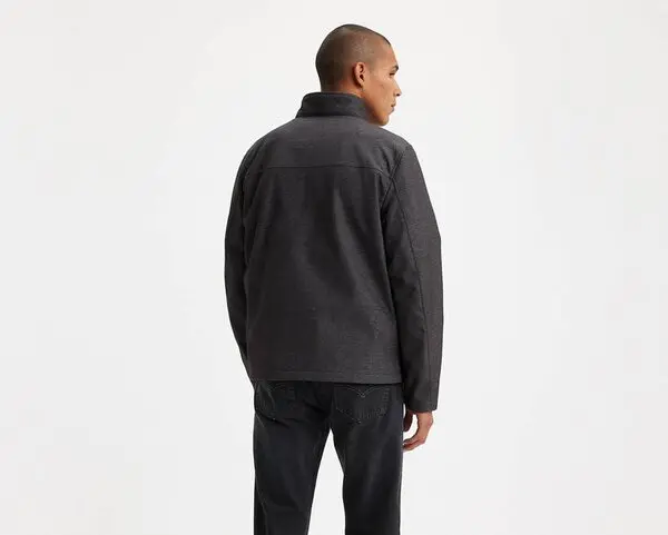 LEVI'S Soft Shell Stand Collar Jacket - Graphite Heather