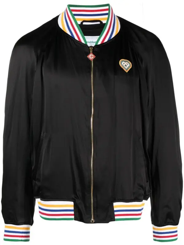Casablanca Souvenir Bomber Jacket - Black
