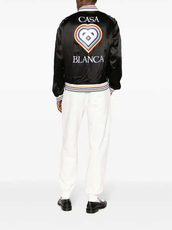 Casablanca Souvenir Bomber Jacket - Black