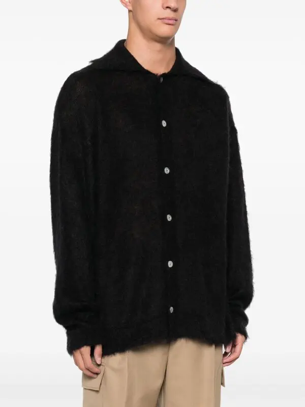 BONSAI Logo-patch Buttoned Cardigan