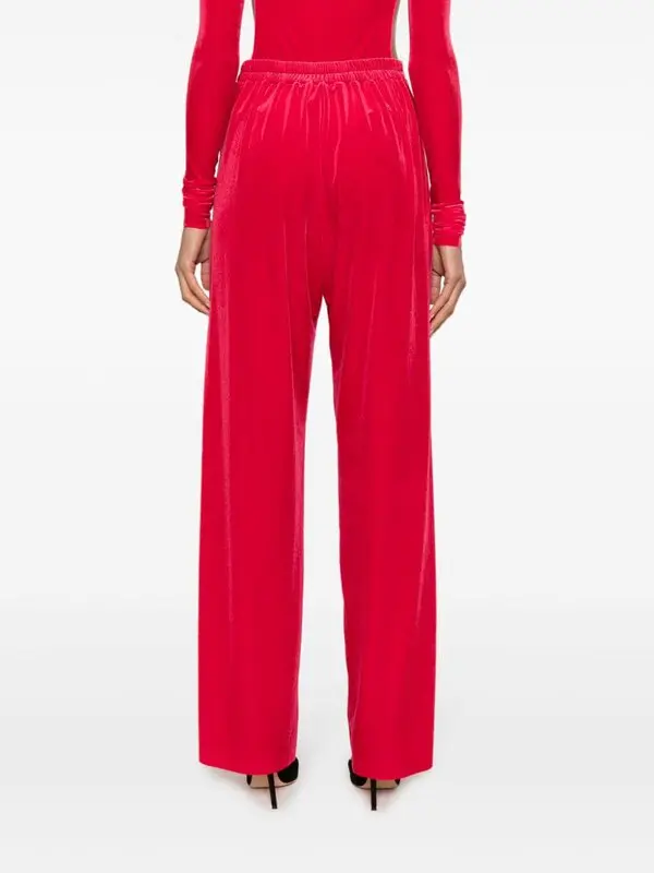 AMAZUIN Straight-leg Velvet Trousers