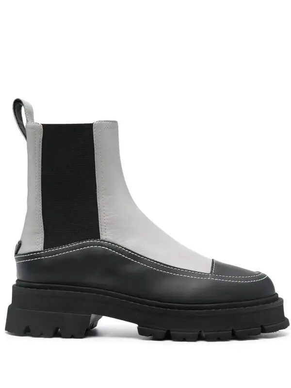 Emporio Armani 55mm Panelled Ankle Boots