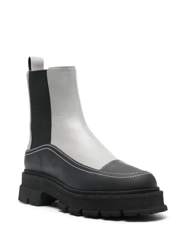 Emporio Armani 55mm Panelled Ankle Boots