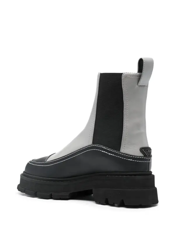 Emporio Armani 55mm Panelled Ankle Boots