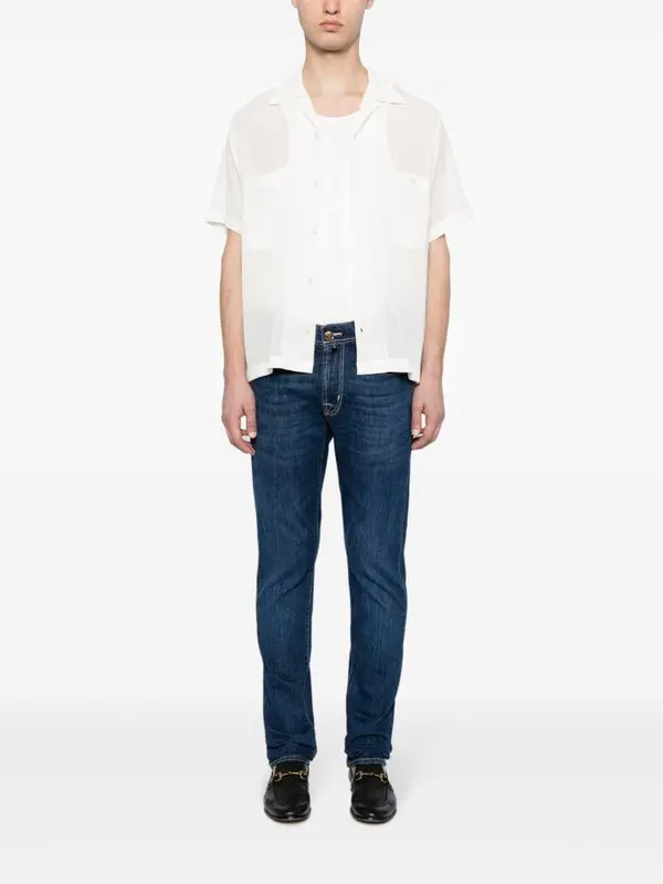TRAMAROSSA Mid-rise Straight-leg Jeans - Blue