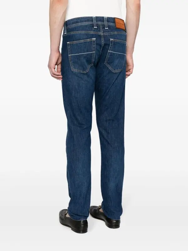 TRAMAROSSA Mid-rise Straight-leg Jeans - Blue