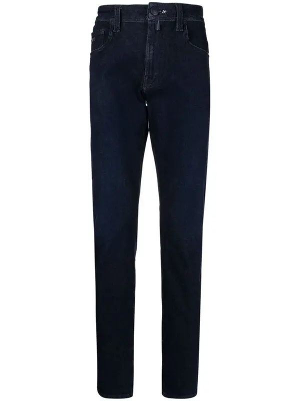 TRAMAROSSA Mid-rise Straight-leg Jeans - Blue