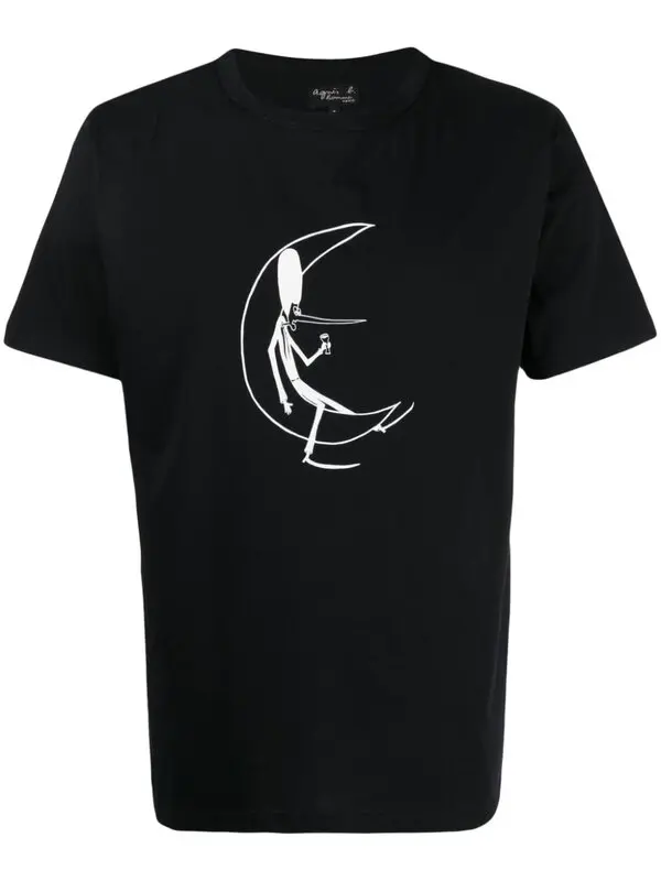 AGNES B. Emmanuel Hubaut Artwork Cotton T-shirt